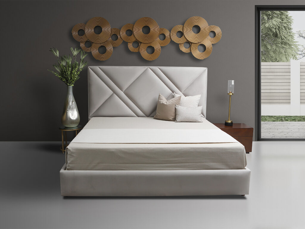 Cama Florencia KS de Tela | Dkassa Monterrey